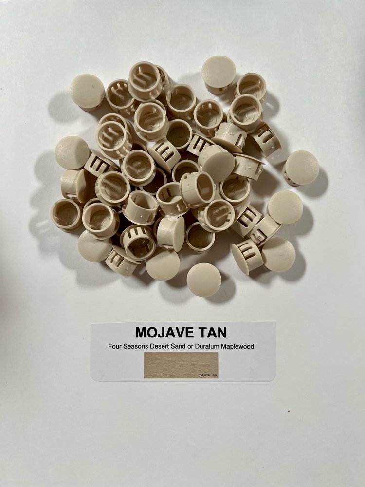 50 Pack Aluminum Patio Cover Replacement 5/8" Plugs – LB Structural Inc.