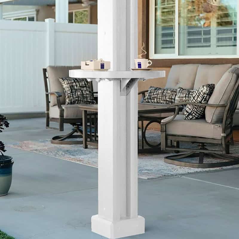 AlumaTable® | Fully Adjustable Patio Post Table For Aluminum H-Post ...